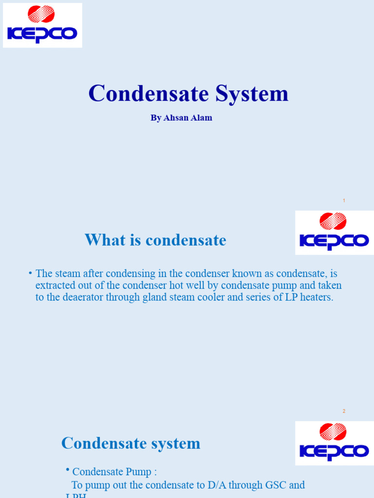Condensate System | PDF