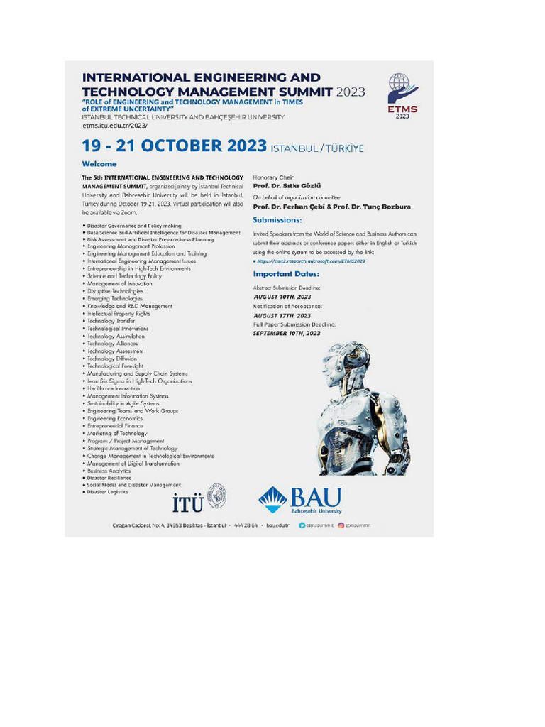 ETMS 2023 Program | PDF