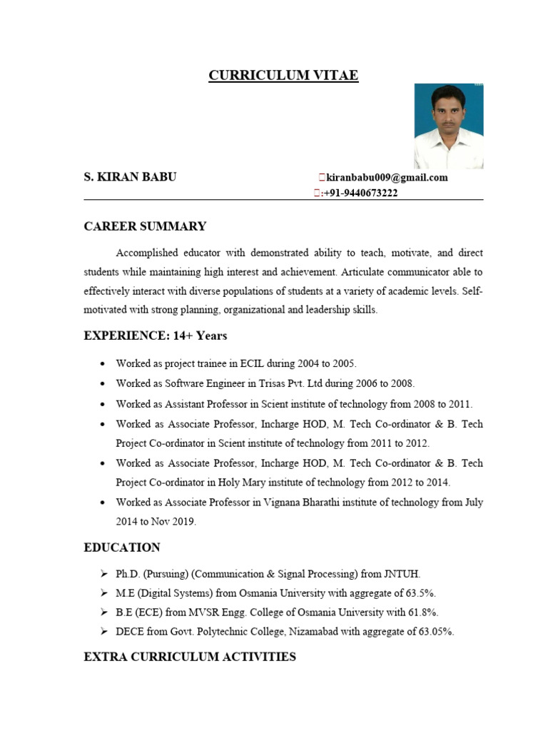 Kiran Resume | PDF