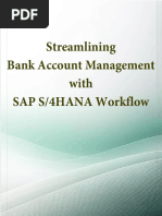Bank Account Management in SAP S/4 HANA | PDF | Banks | Microsoft Excel
