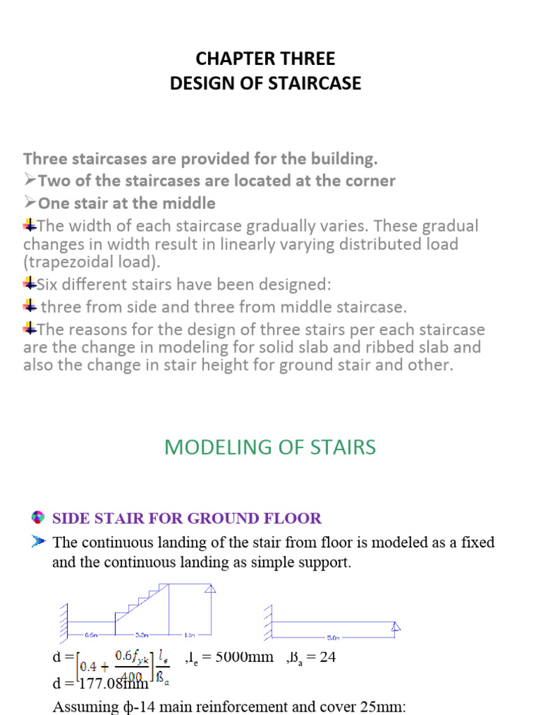 Stair Case Design | PDF | Stairs | Beam (Structure)