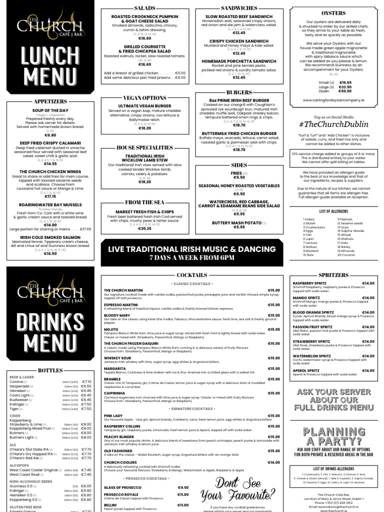 Lunch Menu September 2023 | PDF | Cuisine | Foods