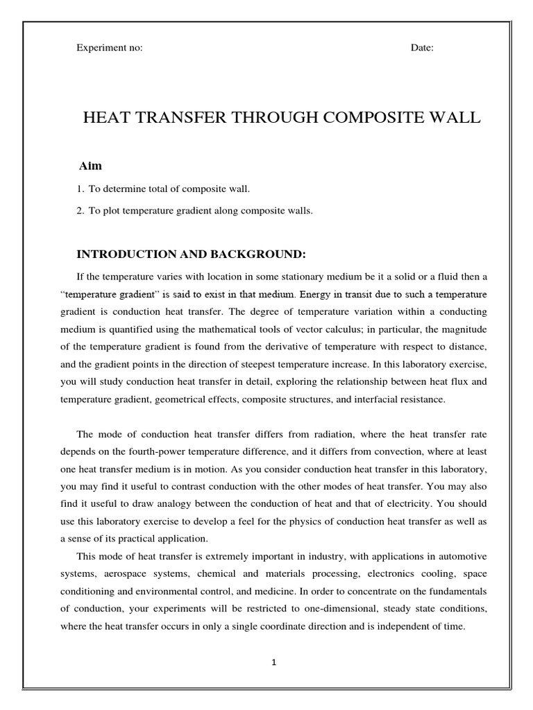 Heat Transfer Lab | PDF