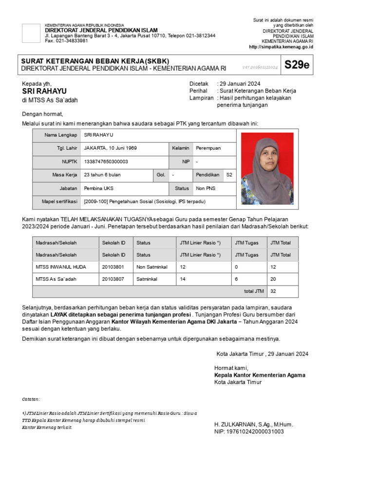 S29e Sri Rahayu | PDF