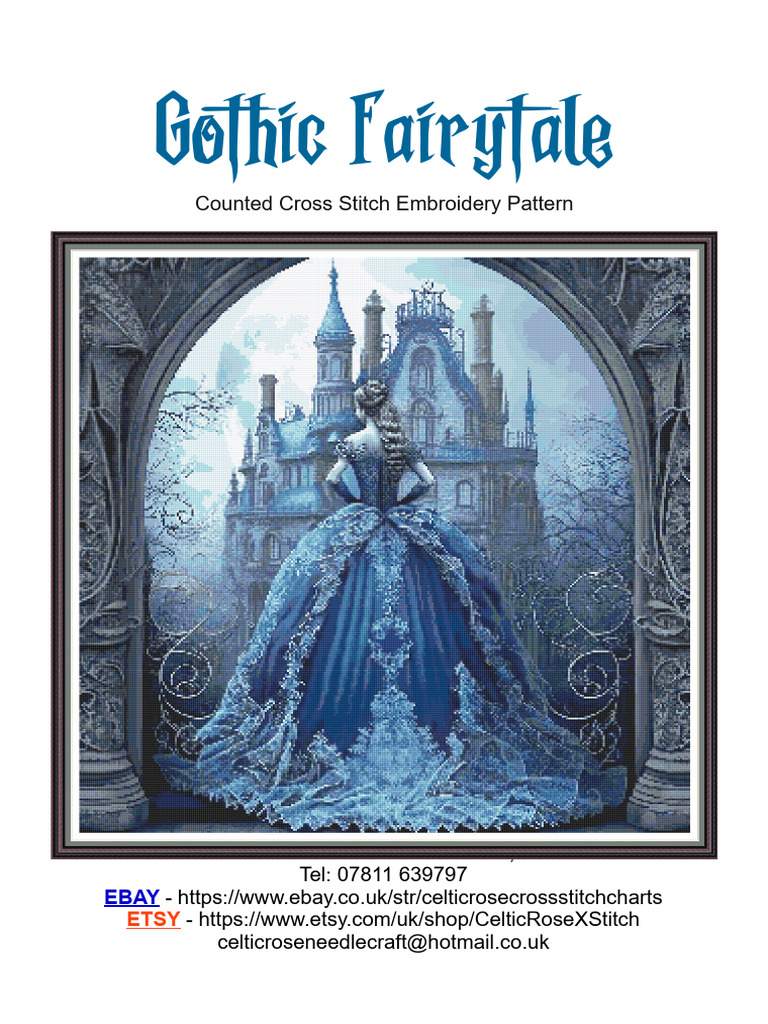 Gothic Fairytale. Celtic Rose Needlecraf-2 | PDF | Textile Arts | Textiles