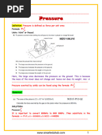 Pressure in Solids | PDF