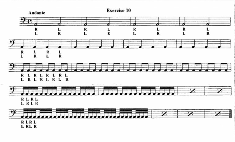 Timpani Roll Practice | PDF