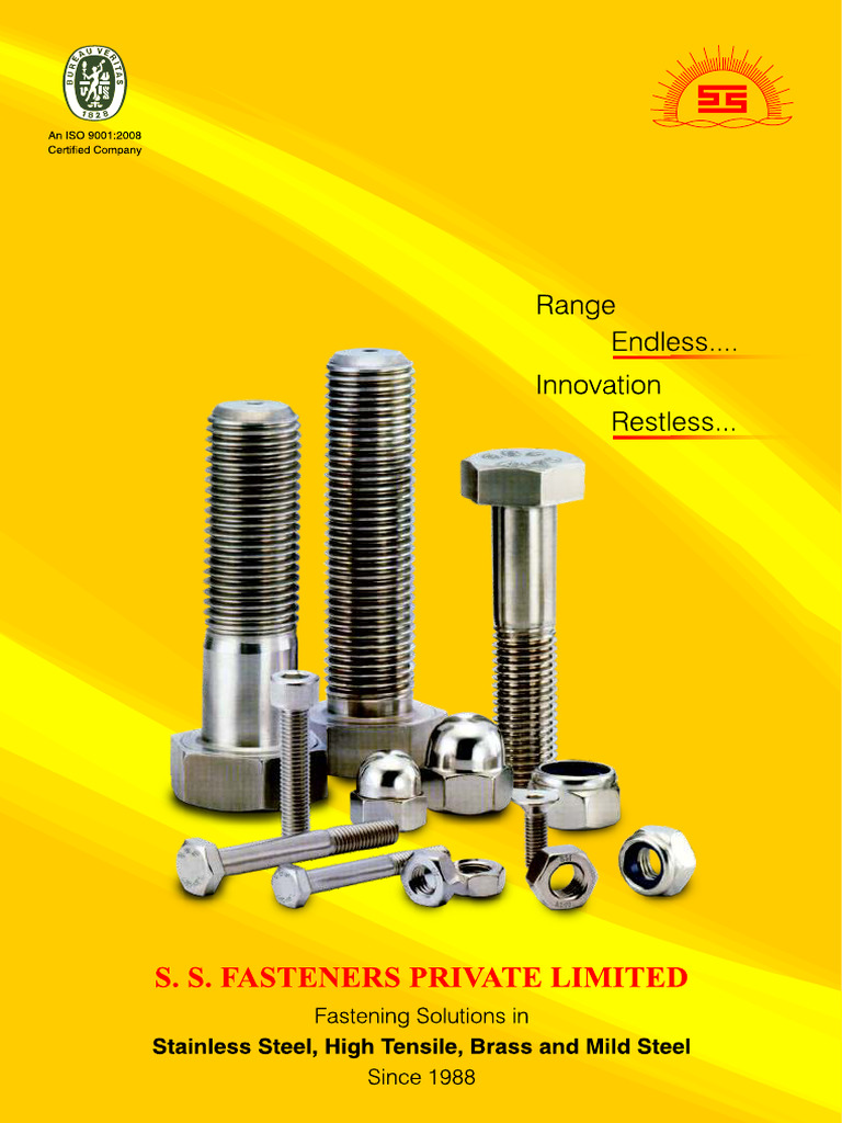 SS Fastners Tech Brochure | PDF