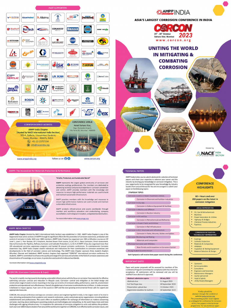 CORCON 2023 Brochure | PDF