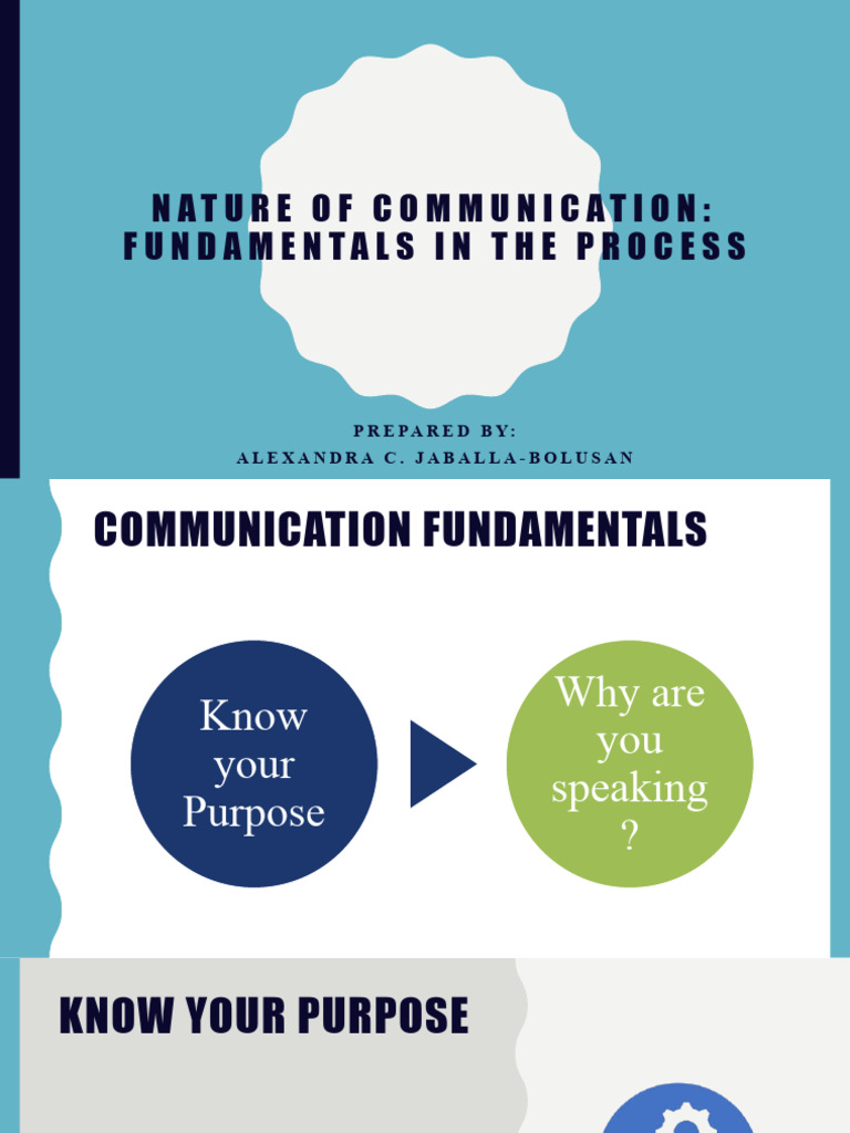 Lesson 2 Fundamentals of Communication | PDF