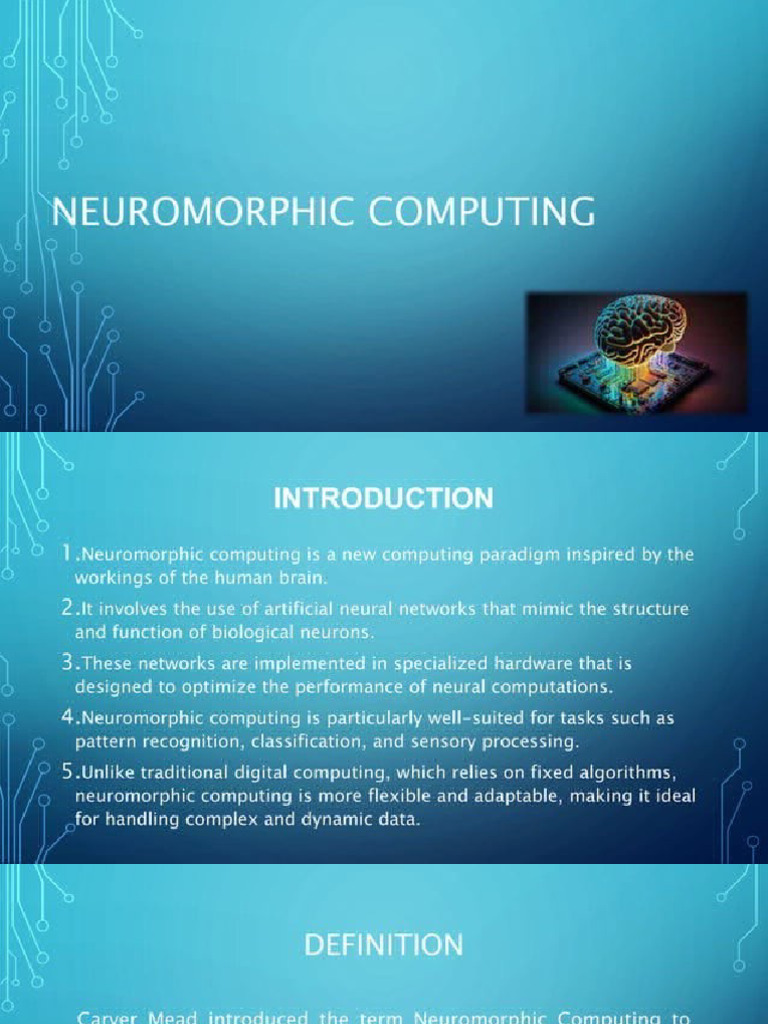 Neuromorphic Computing | PDF
