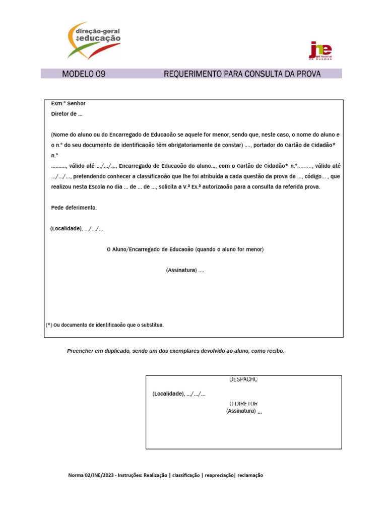 Modelo 09.JNE EditAvel | PDF