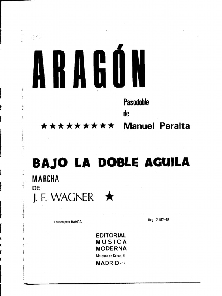 Pasodoble Aragón | PDF