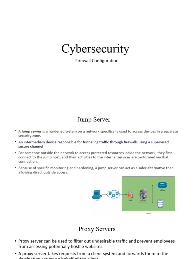 Security - Firewall Configuration | PDF | Business | Technology ...