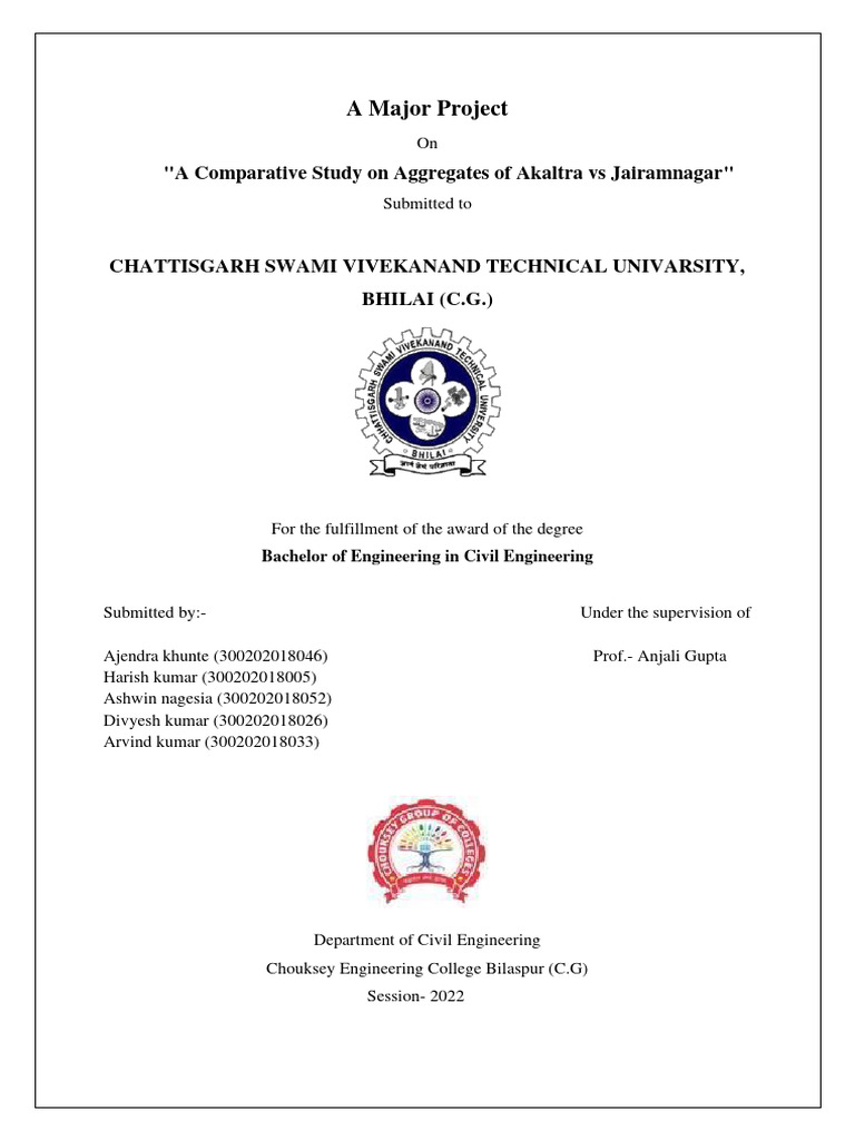 Major Project Thesis | PDF