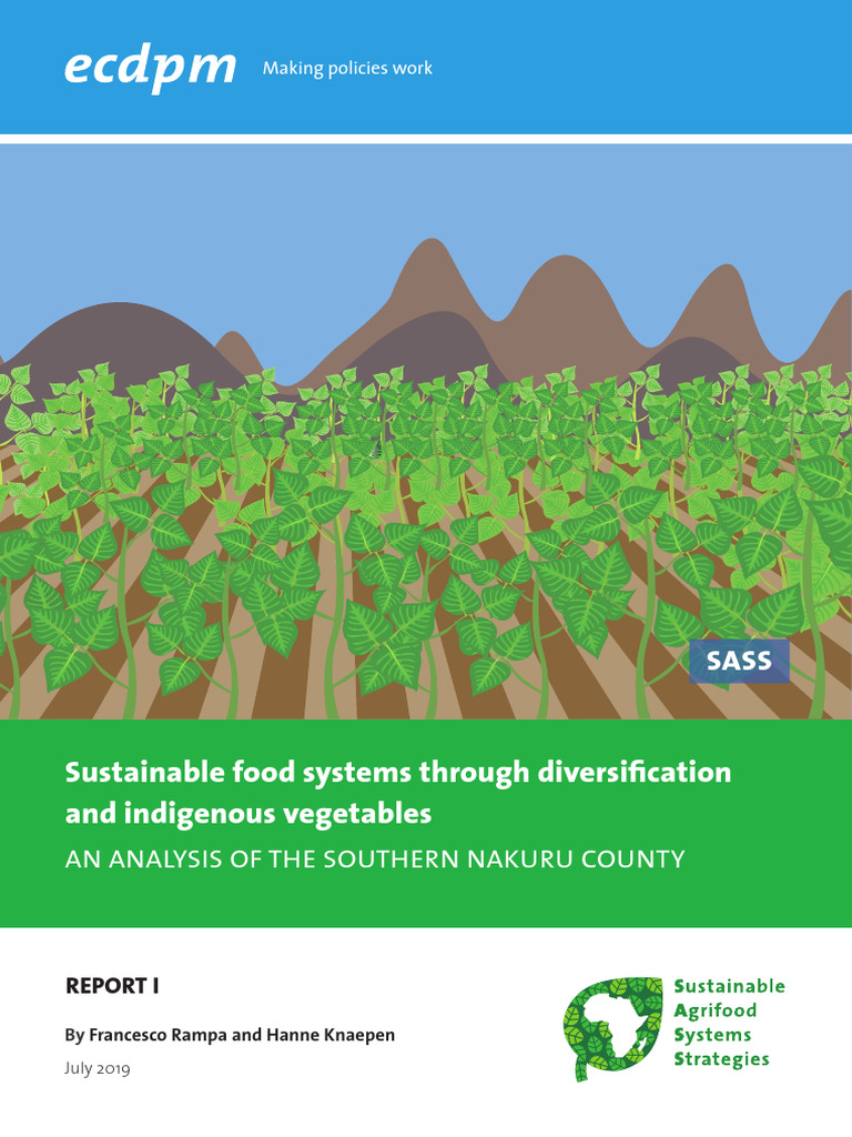 SASS Report I Sustainable Food Systems Through Diversification and ...