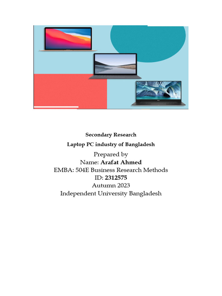 Bangladesh Laptop Market Insights | PDF | Business | Technology ...