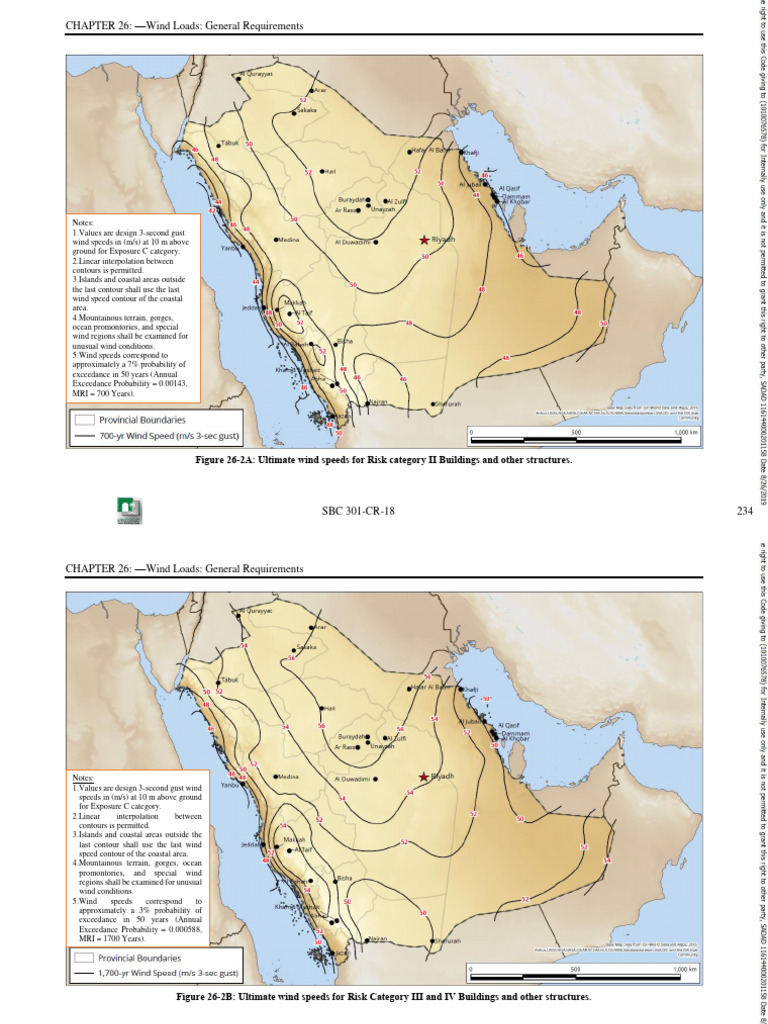 Wind Map SBC 301 Loading Code 2018 | Download Free PDF | Wound ...