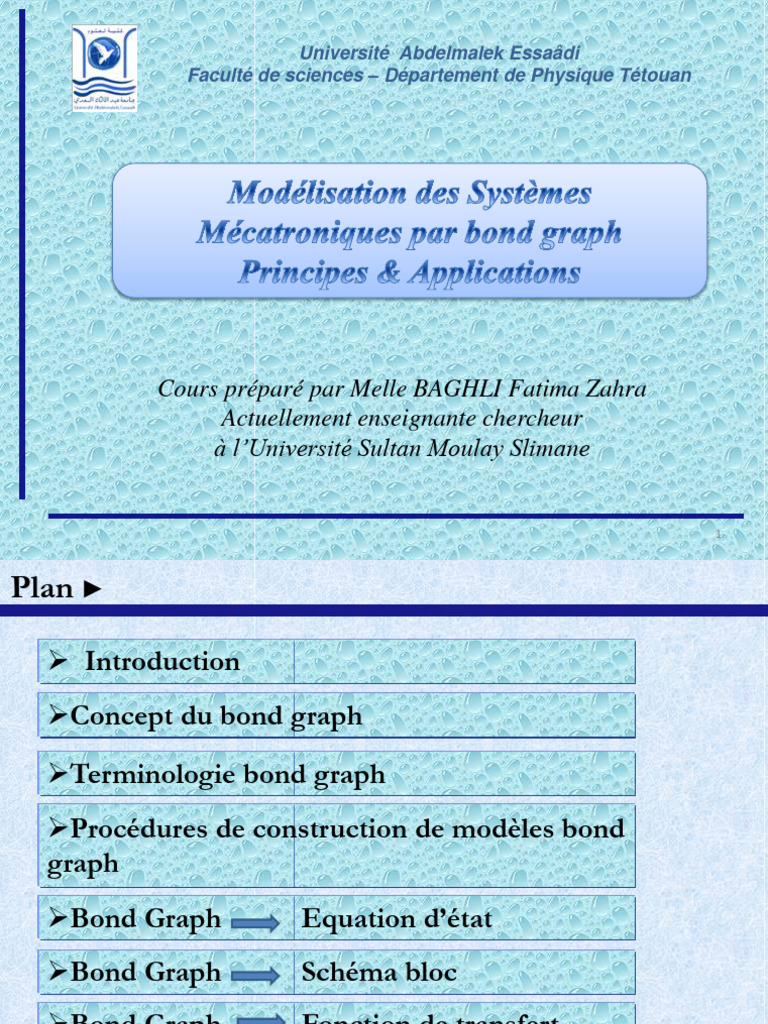 Modélisation Mécatronique par Bond Graph | PDF | Puissance (physique ...