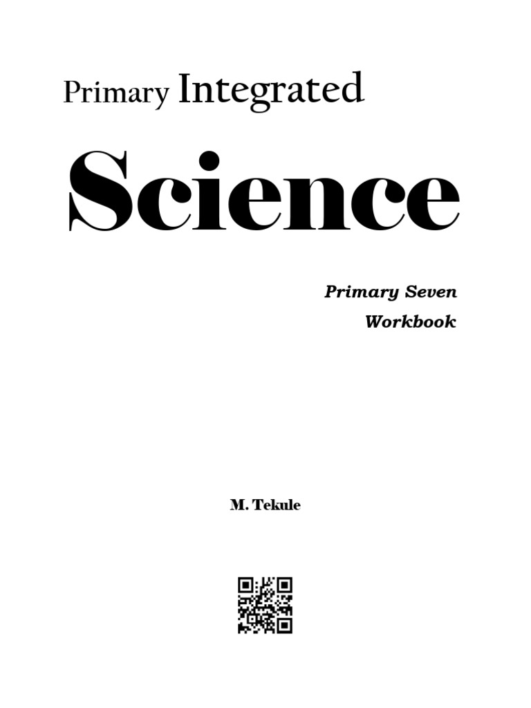 Primary Seven Science Workbook | PDF