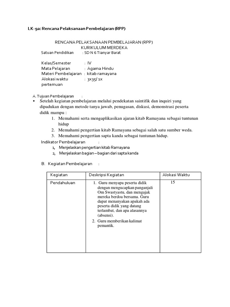 File LK 9 - Konten - Tugas - Supadana Perbaikan 2-1 - Compressed | PDF | Kajian Bahasa Asing