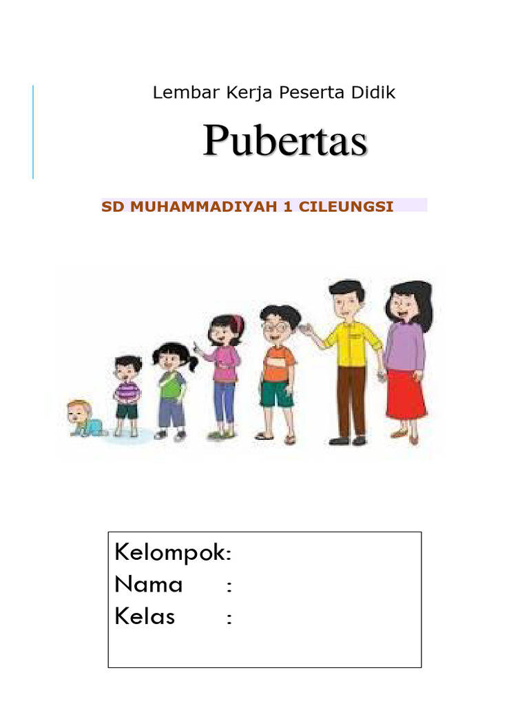 LKPD Pubertas | PDF | Pengembangan Diri | Kesehatan Holistik