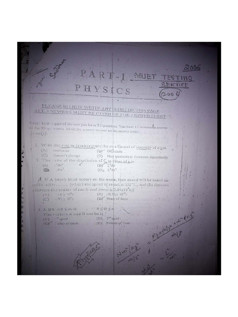 Muet Past Papers 2006-2019 | PDF