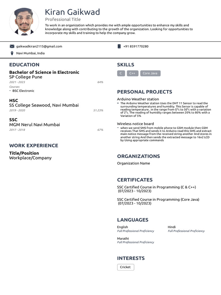 Kiran's Resume | PDF