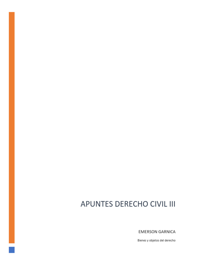 Civil III Bienes y objetos del derecho | PDF | Propiedad | Propiedad de ... Civil III Bienes y objetos del derecho | PDF | Propiedad | Propiedad de ...