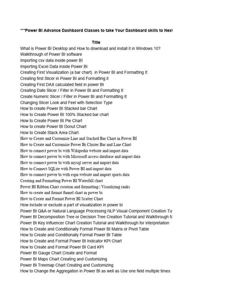 Power Bi Tutorials Dst Pdf 