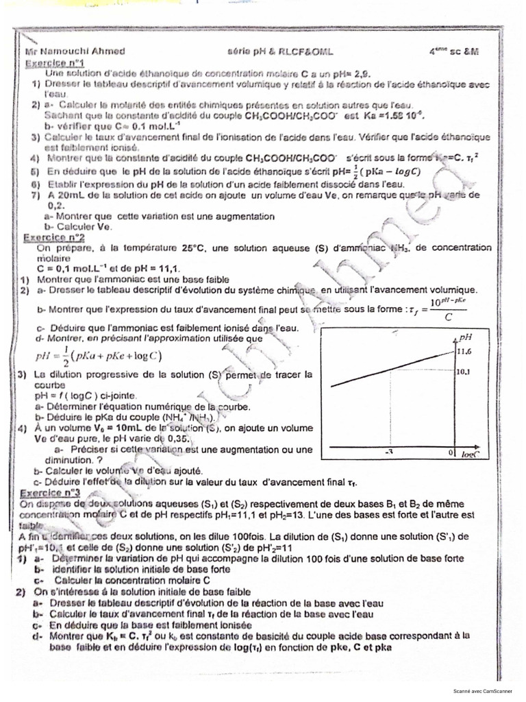 Exercice RLC Forcé | PDF