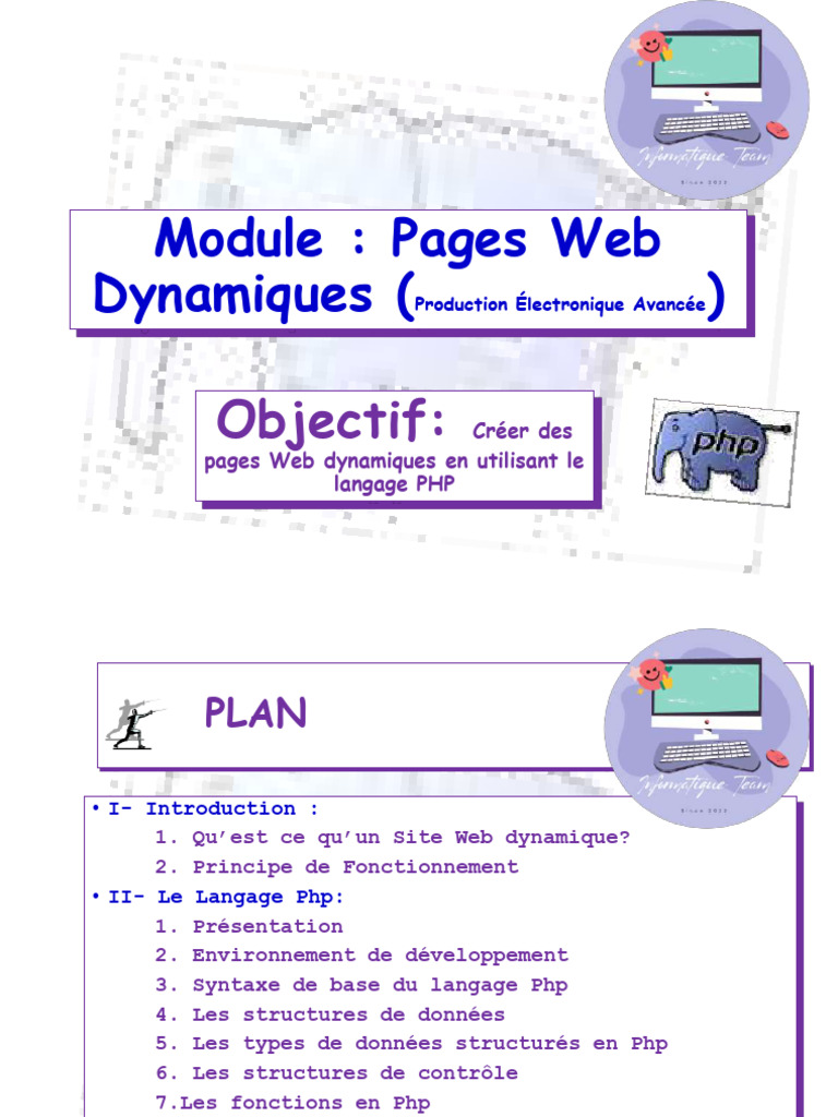 Cours PHP | PDF Cours PHP | PDF