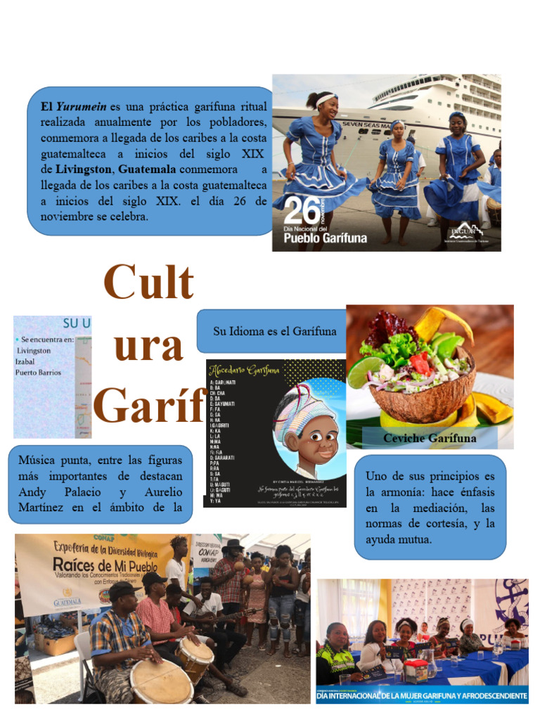 Infografia Cultura Garifuna y Xinca | PDF