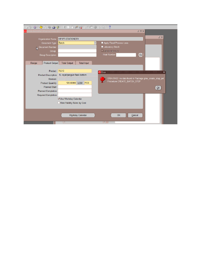 Batch Creation V01 | PDF