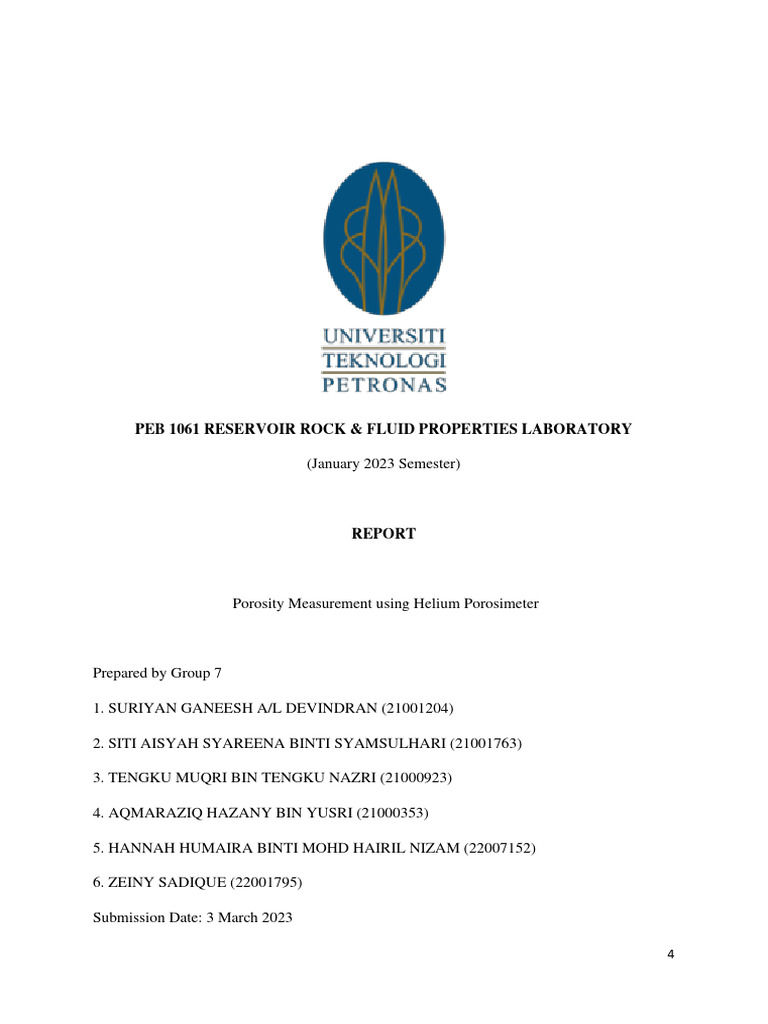 Lab Report Experiment 1 | PDF