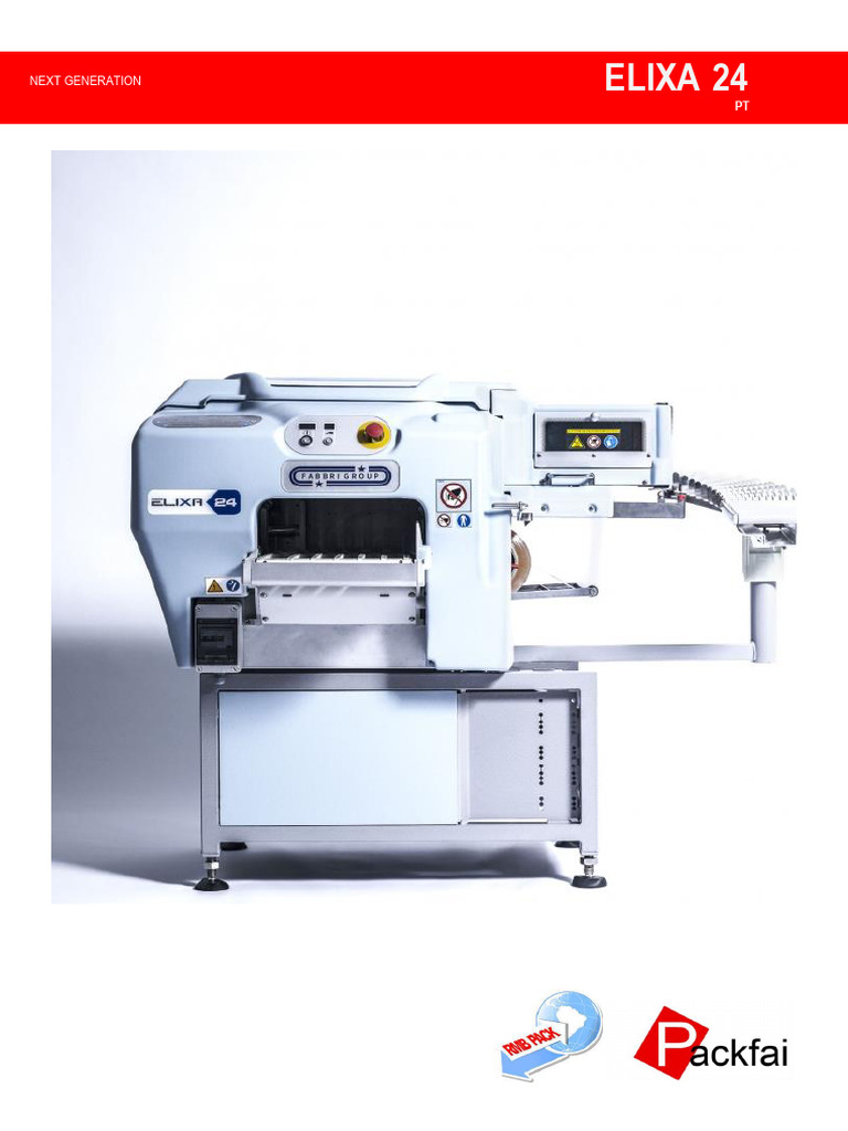 Catalogo Embaladora de Bandejas ELIXA 24 Packfai | PDF