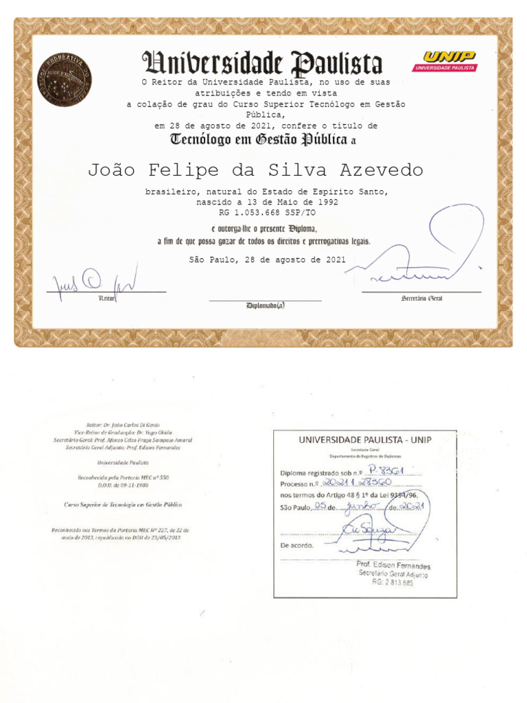 Diploma Felipe | PDF
