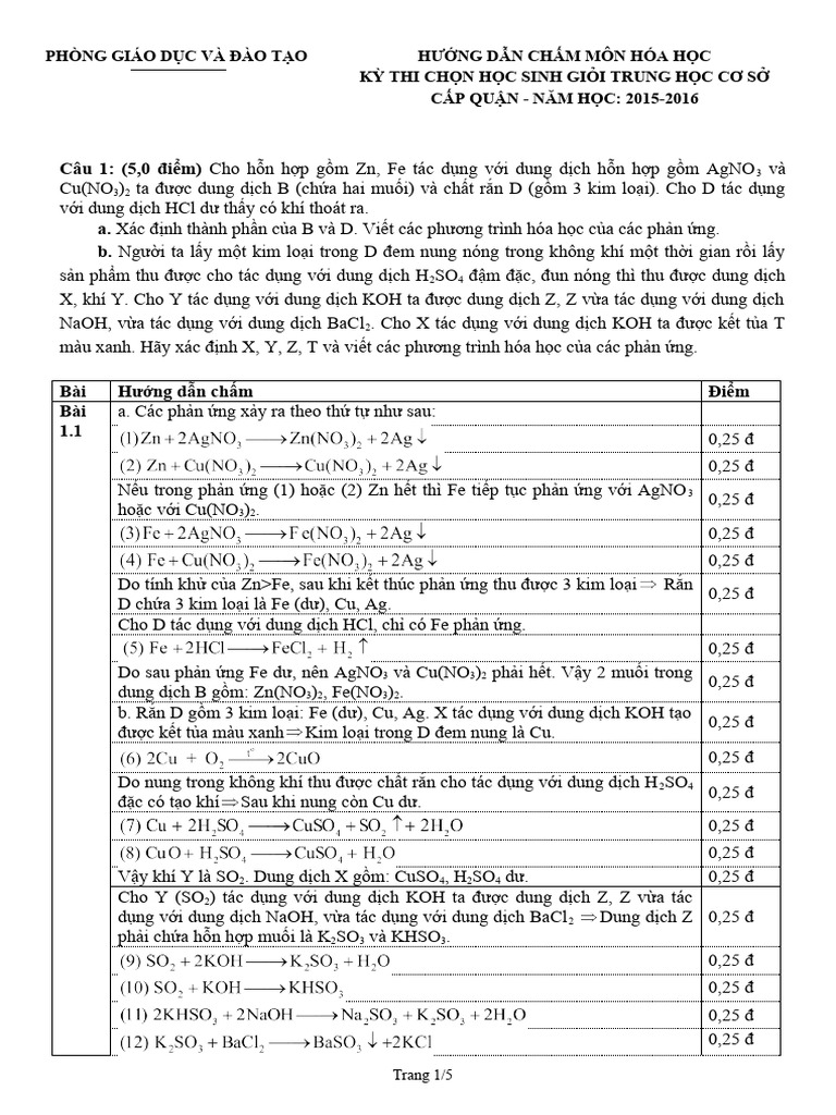 HDC - HSG CR 2015-2016 | PDF