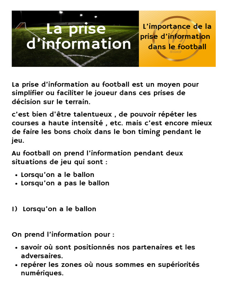Prise D'information | PDF