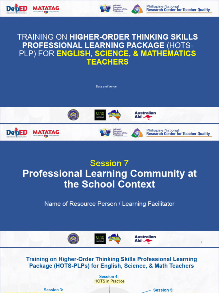 S7 - SD - PLC in Schools-1 | PDF | Learning | Behavior Modification