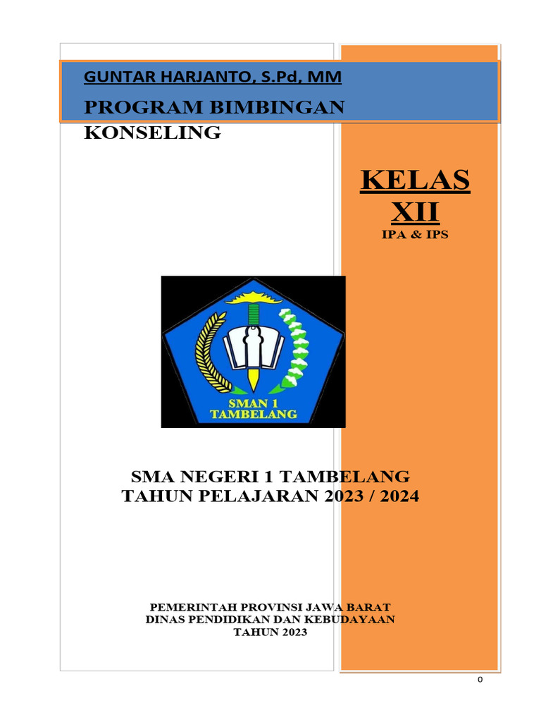 Progam BK Kelas Xii 2021.2022 | PDF