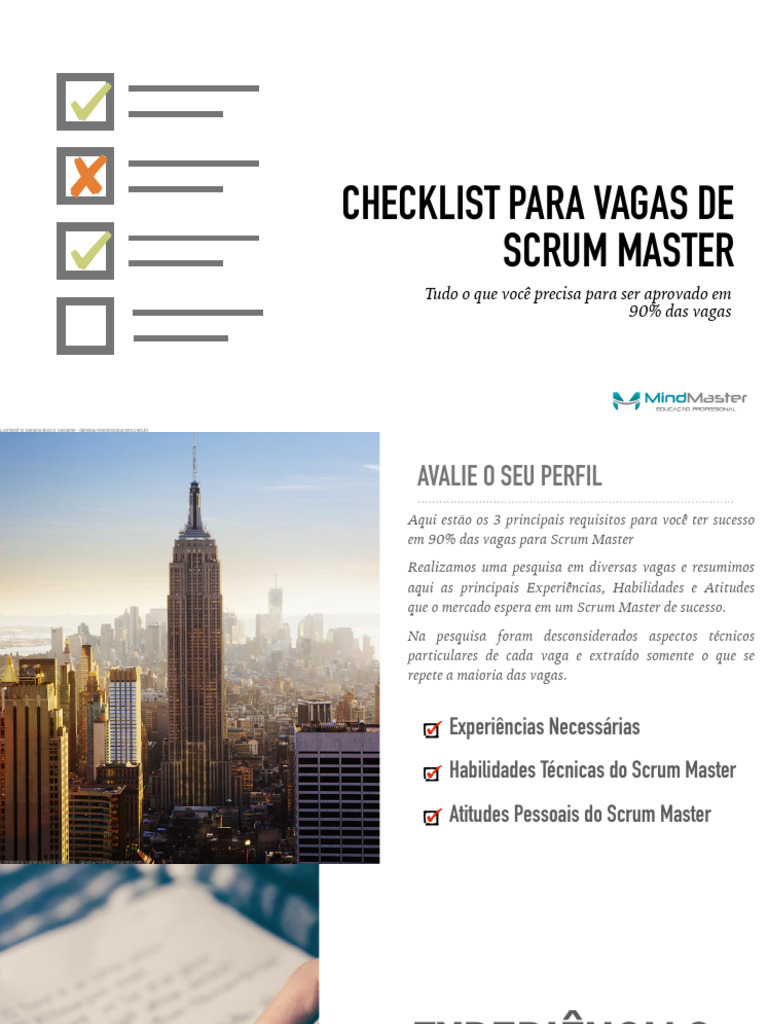 Checklist Scrum Master | PDF