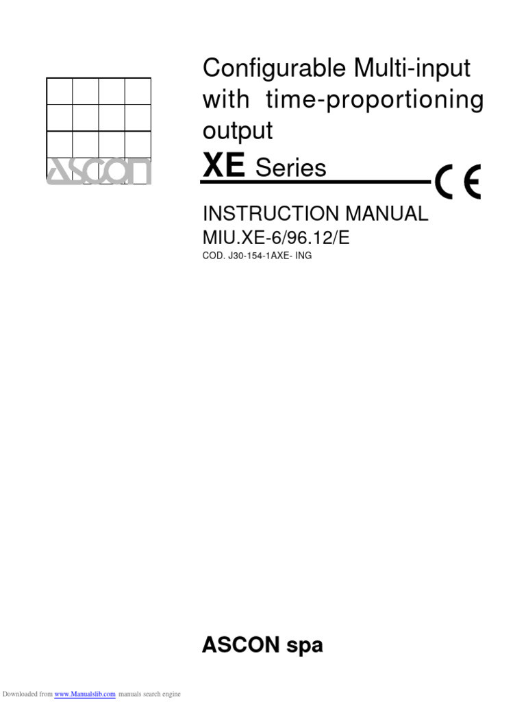 Xe Series | PDF | Relay | Electrical Wiring