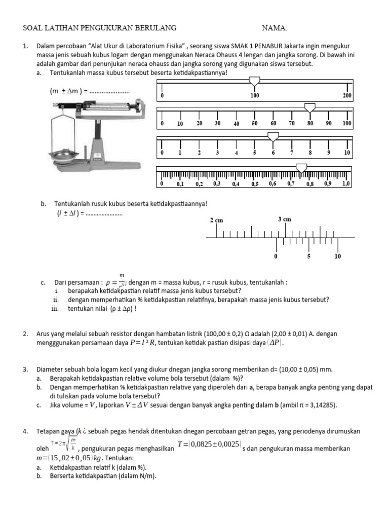 Latihan Pengukuran BERULANG | PDF