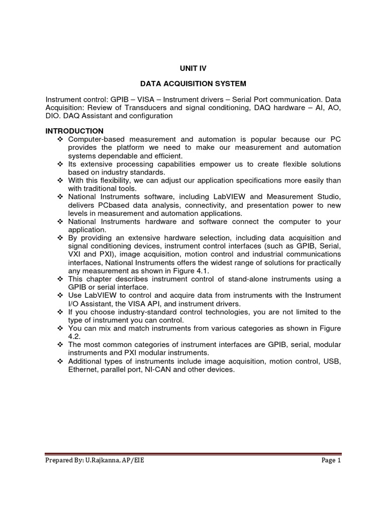 Parallel Communication | PDF | Device Driver | Data Acquisition