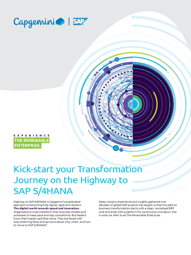 Highway To SAP S4HANA Overview Brochure | PDF