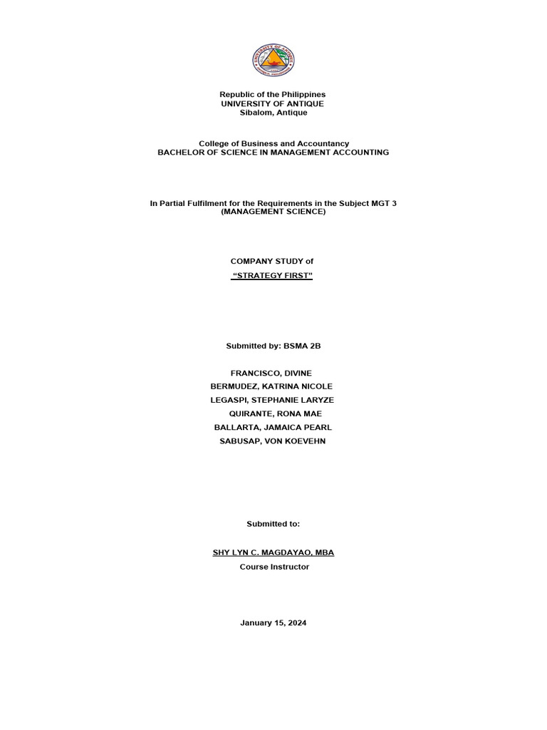 Company Study | PDF | Retail | Consumer Behaviour