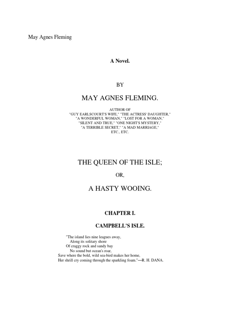 May Agnes Fleming | PDF