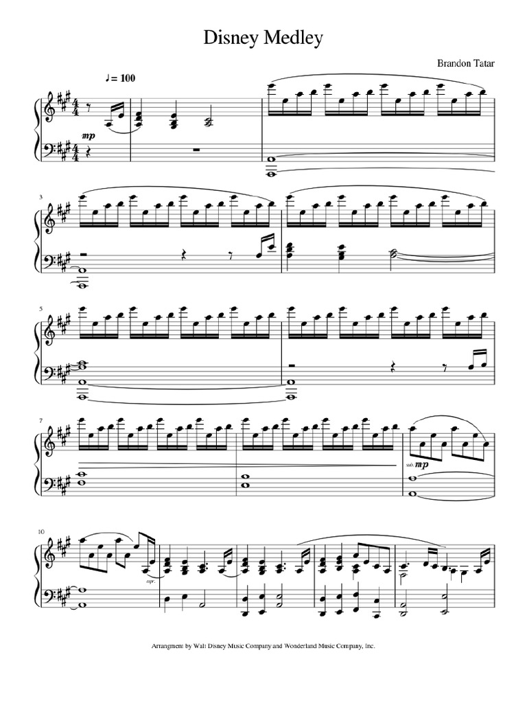 Disney Medley | PDF