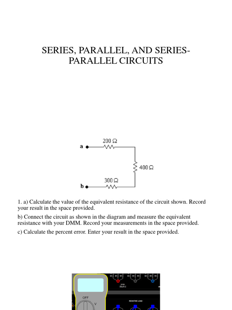 Series, Parallel, and Series-Parallel Circuits | PDF | Series And ...